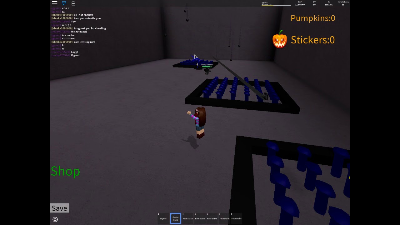 Roblox 3D Boss Battle Reaper sans fight fail;-; - YouTube