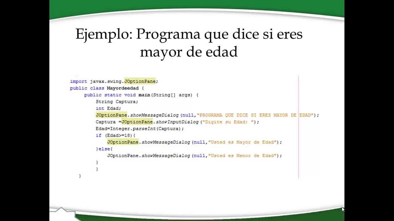 Condicional If - Instruccion Switch en Java - Conceptos y ejemplos ...