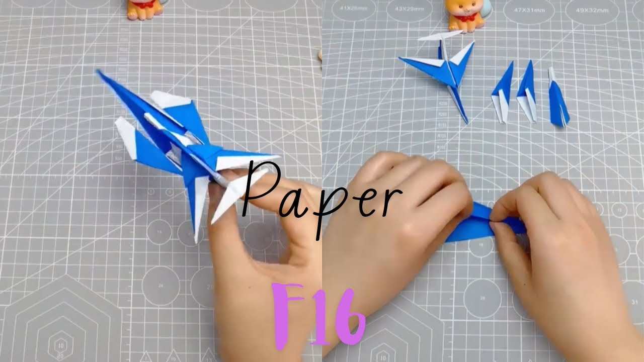 How to Make Origami 3D Paper Plane | Easy DIY Craft Tutorial for Kids ...