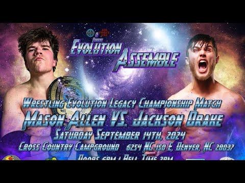 WRESTLING EVOLUTION (9/14/24) WE Legacy Title Match: Mason Allen(c) vs ...