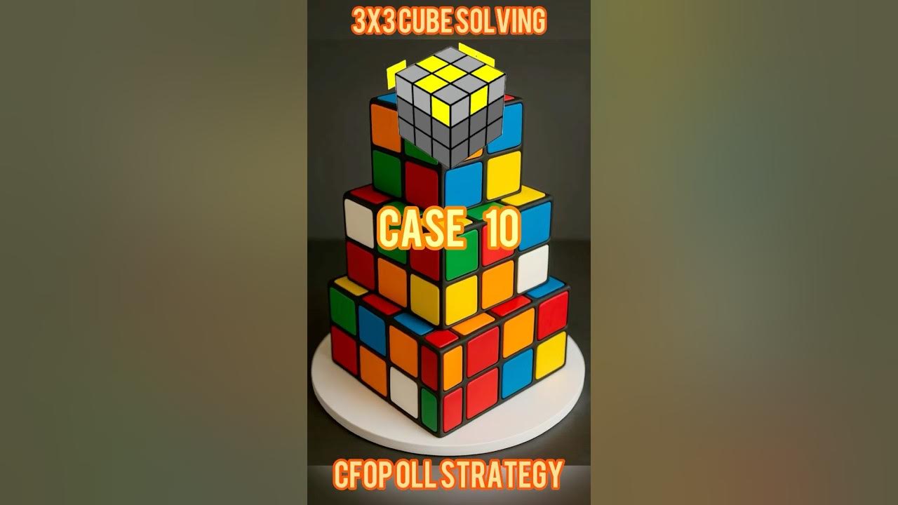 3x3 Cube Solver CFOP OLL Algorithm - Case 10 #cubing #3x3solve ...
