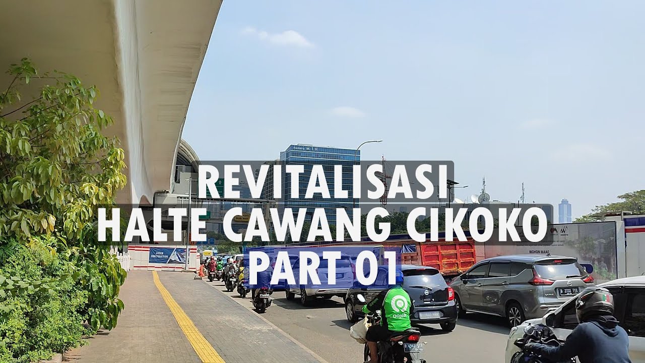 Progres Revitalisasi Halte Transjakarta Cawang Integrasi Stasiun LRT ...