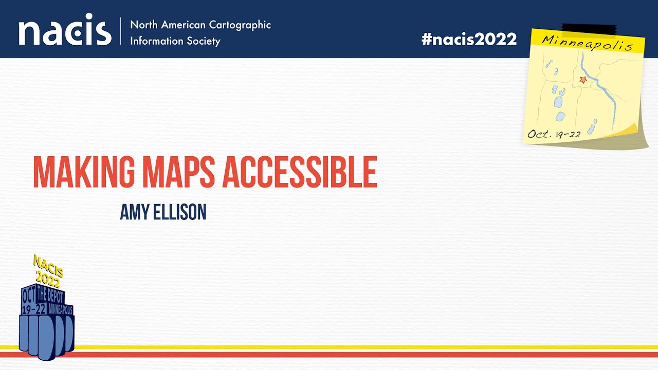 Making Maps Accessible - Amy Ellison - YouTube