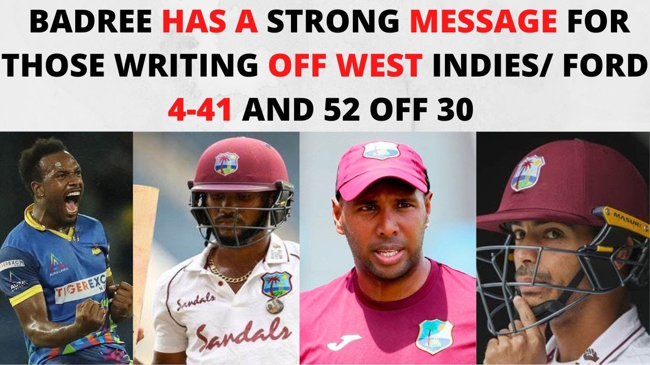 West Indies still have players that wants to fight/Matthew Ford is ...