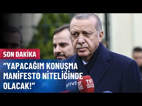 Cumhurbaşkanı Erdoğan'dan 2023 Manifestosu