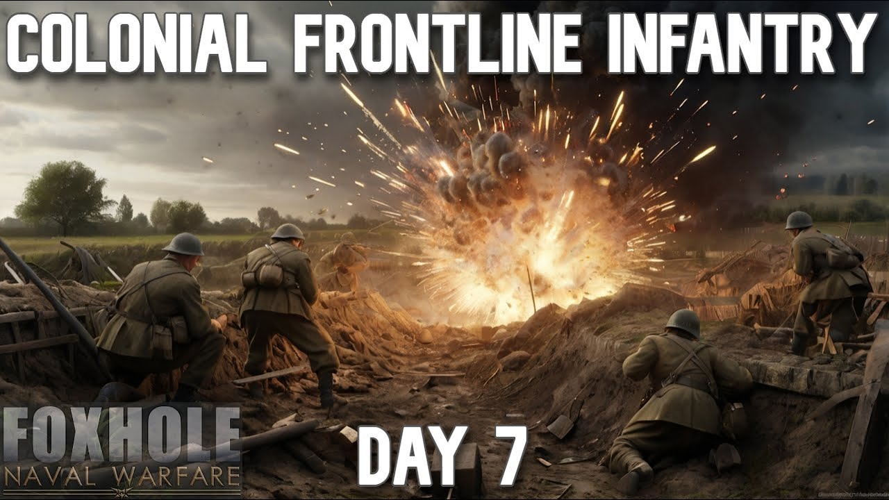 Foxhole War 114 | Day 7 | Colonial Frontline Infantry - YouTube
