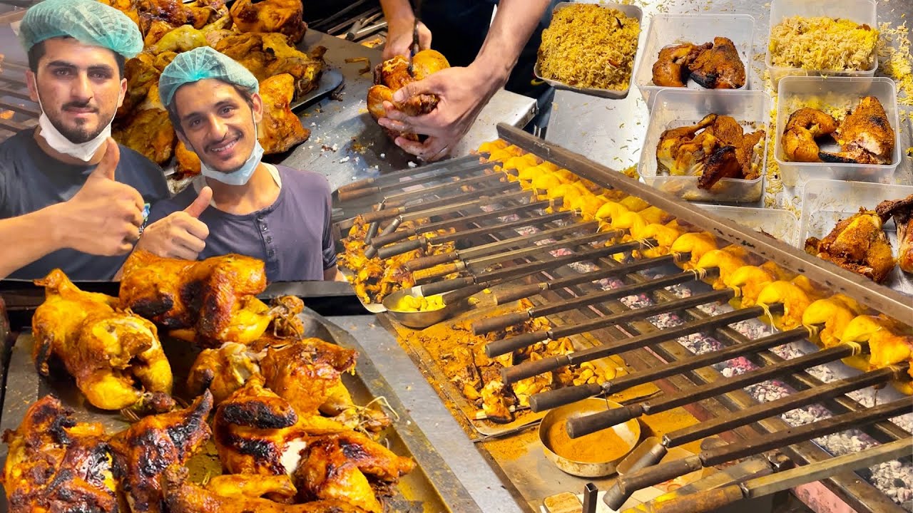 Heera Chargha House | Chicken Chargha | Longest BBQ Grill in Lahore ...
