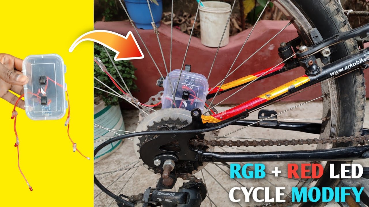 Best Modified Cycle Light making ||cycle modify || Indian Jogaru ...