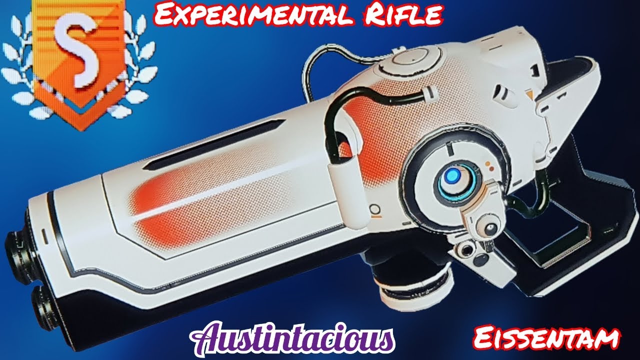 No Man's Sky S-Class Experimental Rifle Multitool - White & Faded Red ...