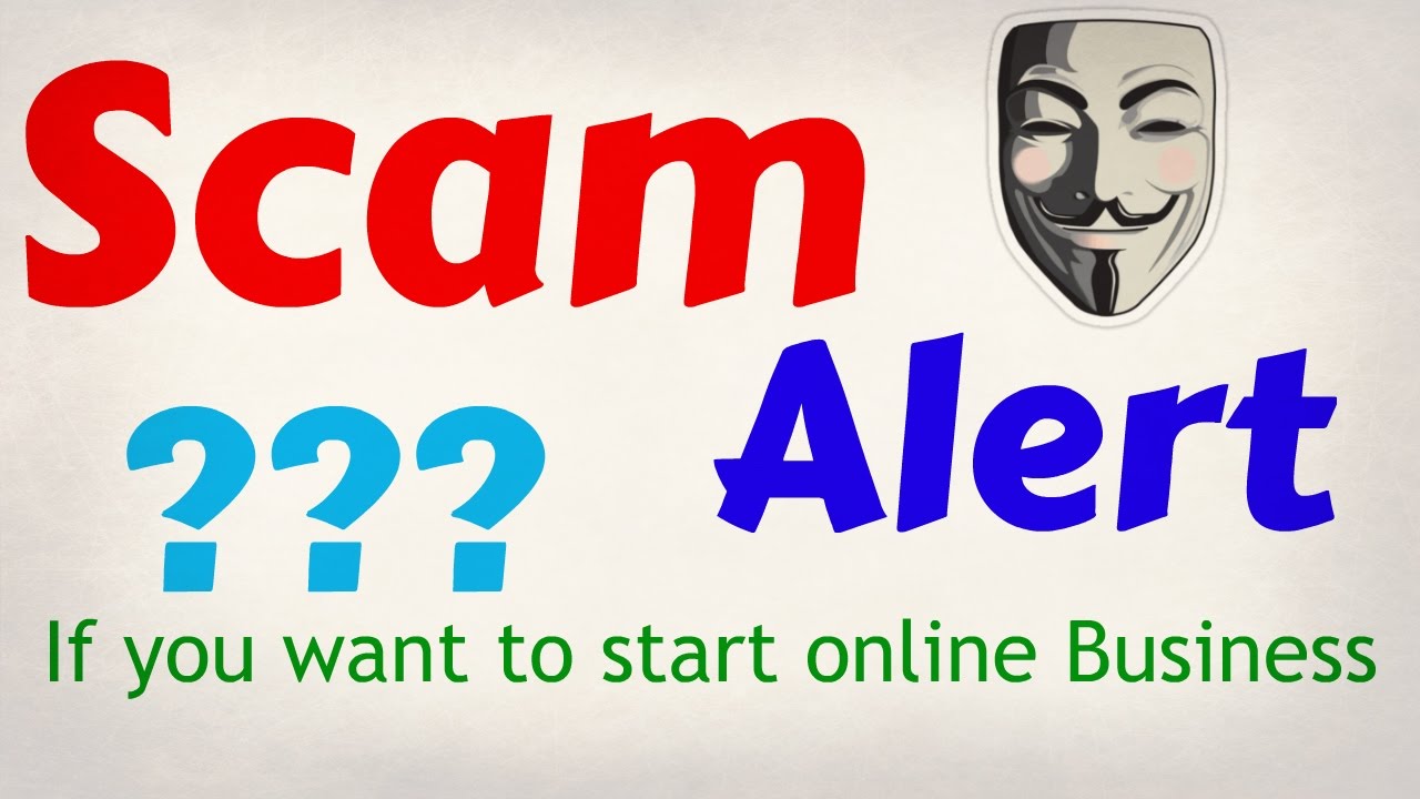 Scam Alert!! In online business 2017 - YouTube