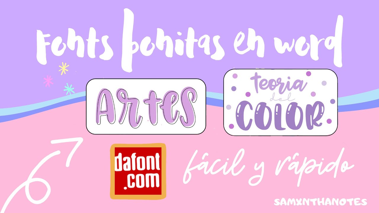 FUENTES BONITAS EN WORD | INSTALA RÁPIDO Y SENCILLO. - YouTube