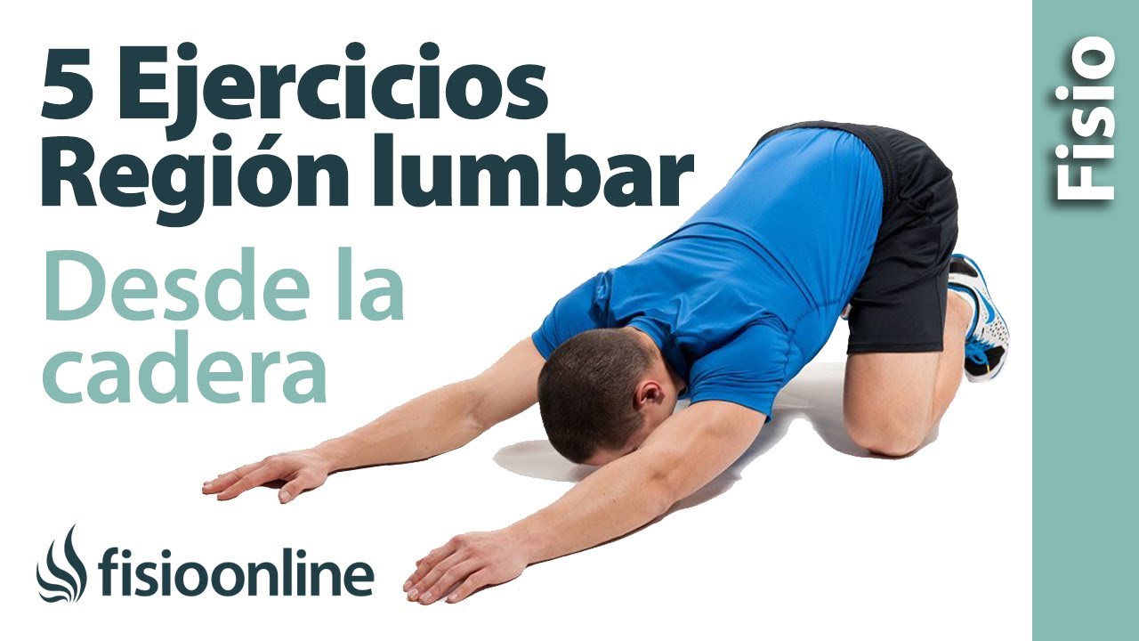5 EJERCICIOS para MEJORAR tus LUMBARES desde las caderas - YouTube