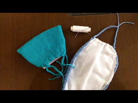 Knitting Mask | face mask making | Reusable face mask tutorial step by ...