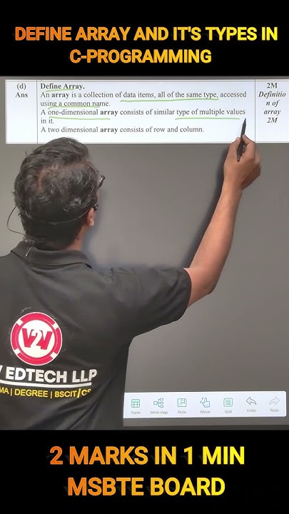Define Array And Its Types Akshay Sir Pic Diploma Sem 2 Youtube