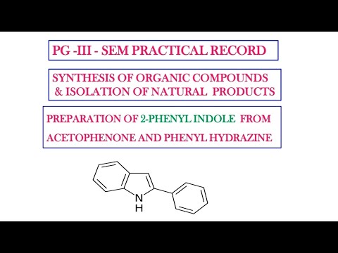 2-PHENYL INDOLE PREPARATION #INDOLE SYNTHESIS #FISCHER INDOLE SYNTHESIS ...