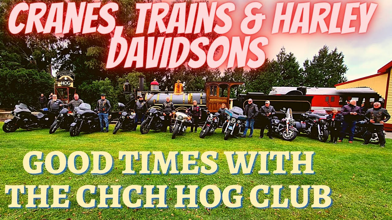 HOG Trip to Ashburtons Vintage Railway - YouTube
