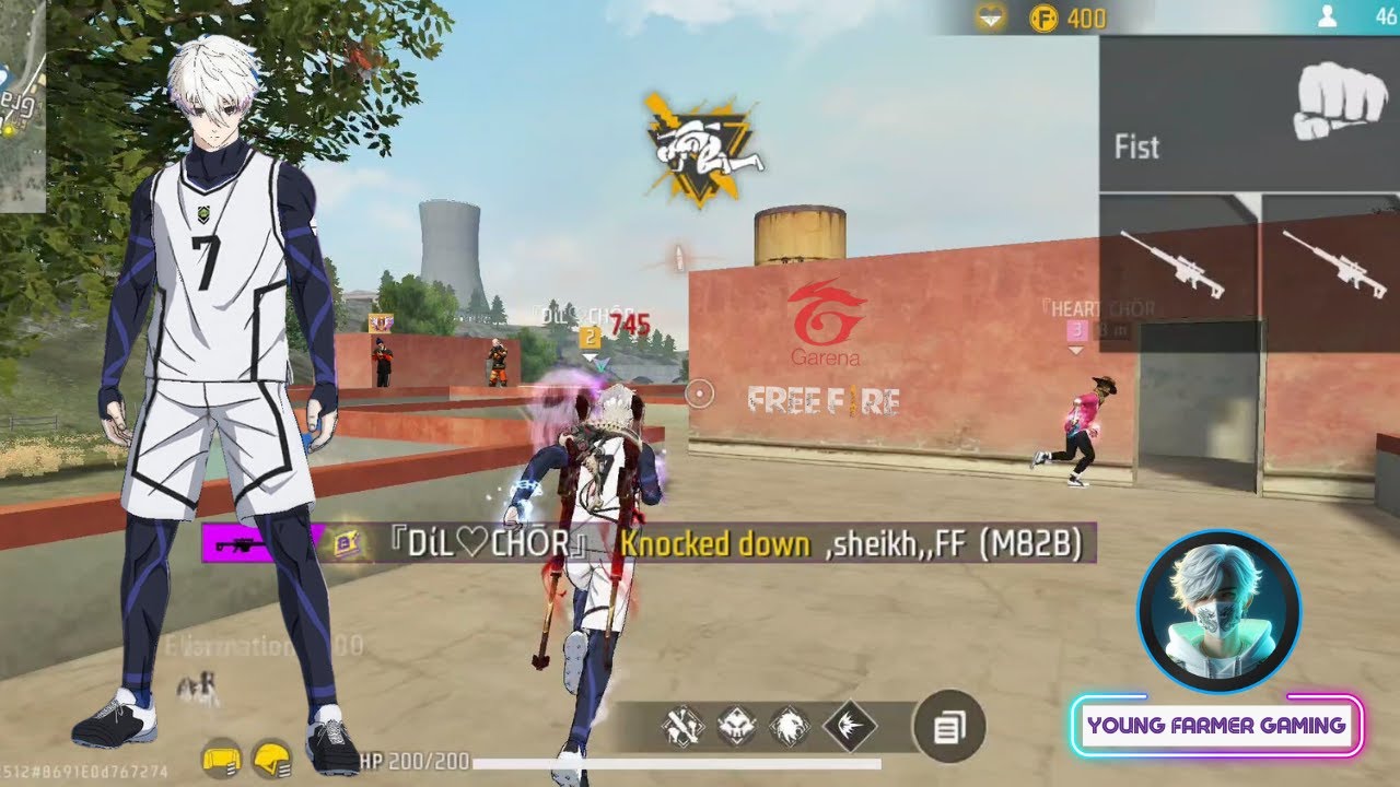 Sniper Gameplay With New Event Free Fire Nagi Team V Bundle Pakistan ...