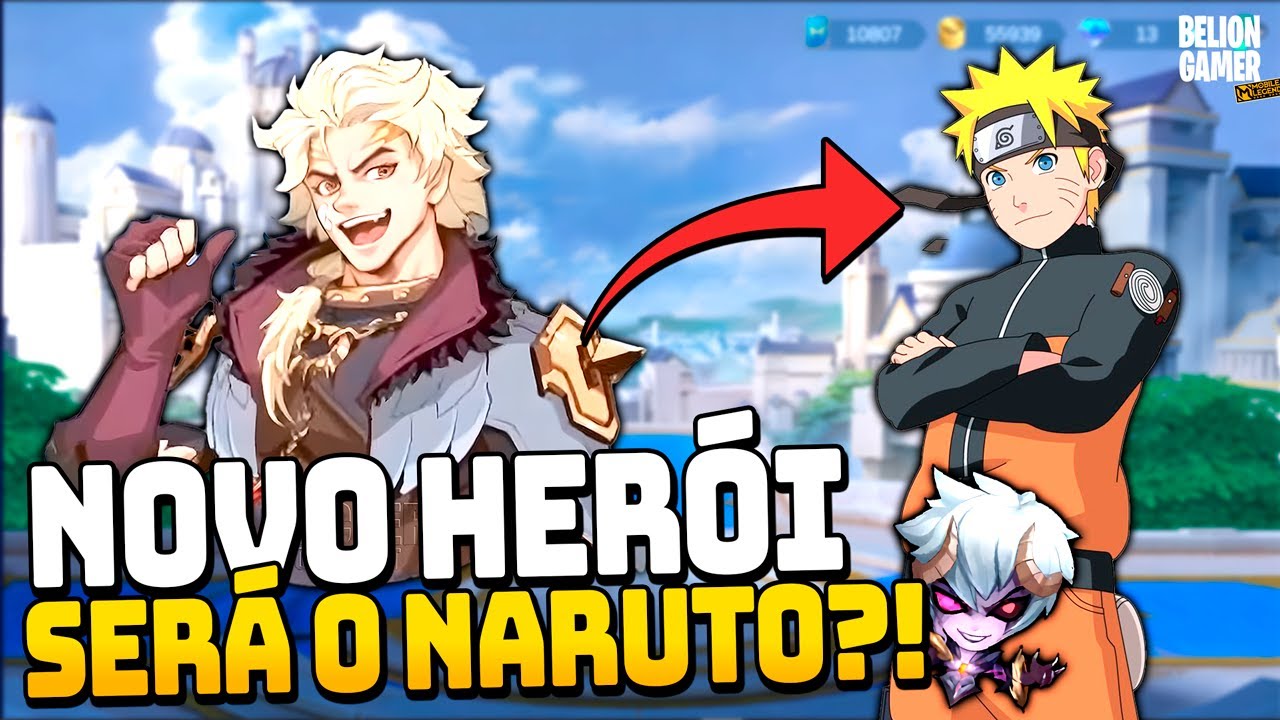 𝗥𝗘𝗩𝗘𝗟𝗔𝗗𝗢 𝗡𝗢𝗩𝗢 𝗛𝗘𝗥𝗢́𝗜 QUE SERÁ O NARUTO NA NOVA COLLAB DO MOBILE LEGENDS ...