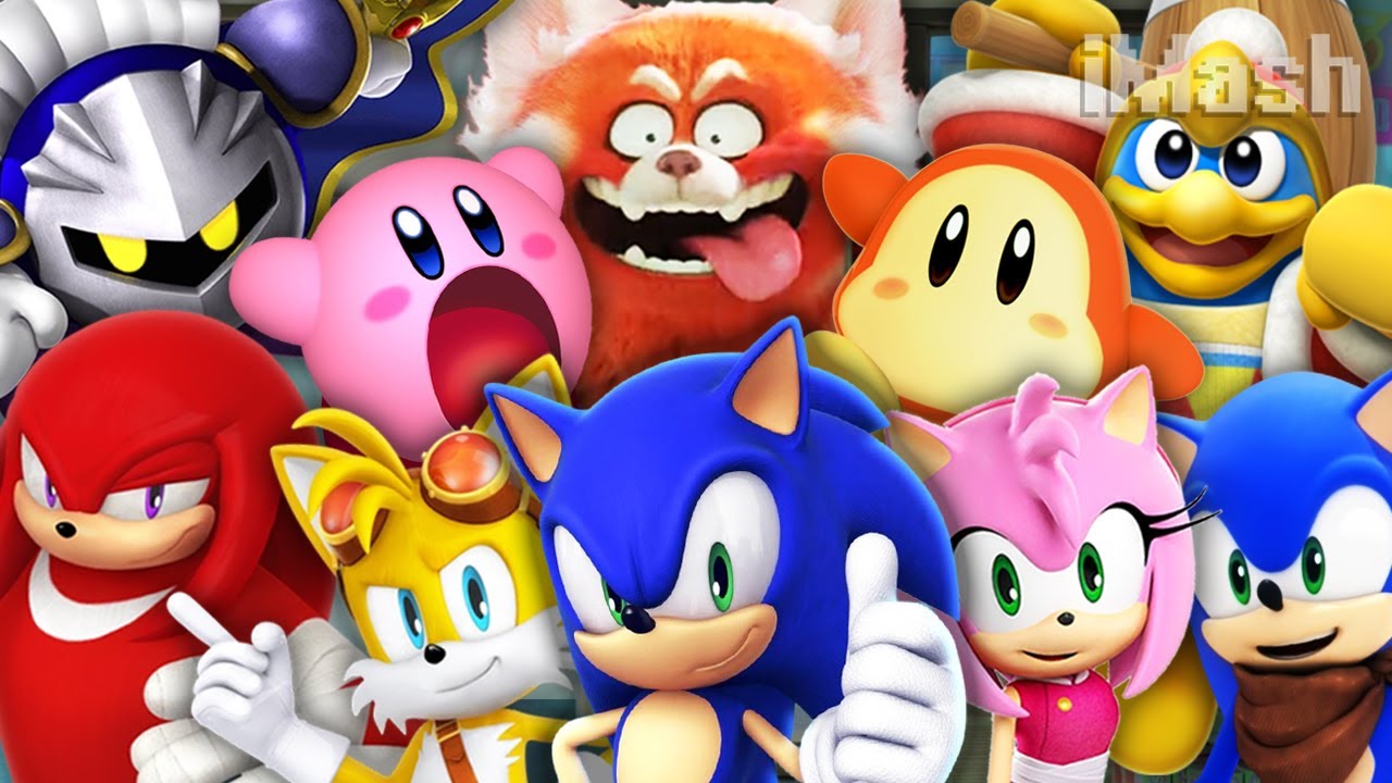 Awooga, but it's Sonic & Kirby & Tails & Dedede & Knuckles & Waddle Dee ...