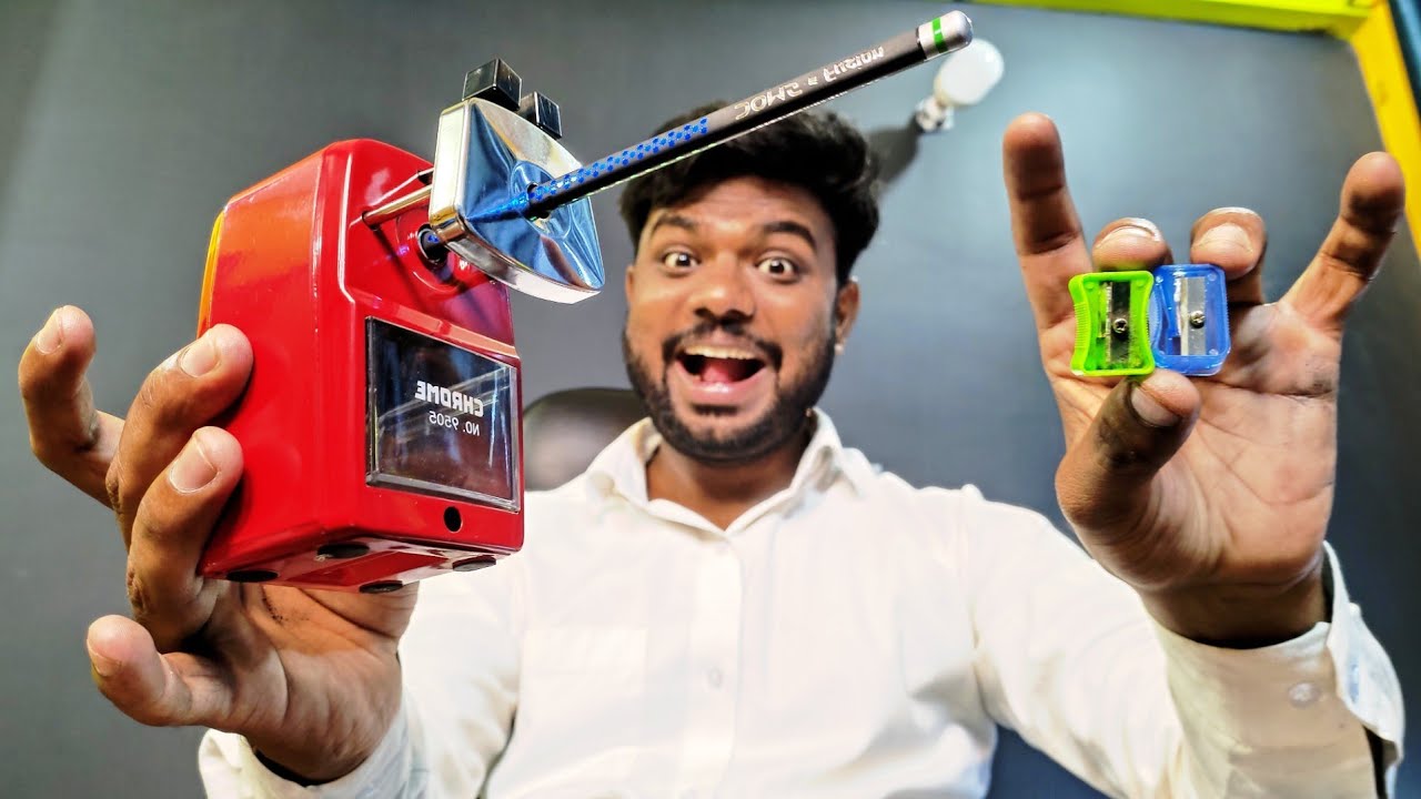 सबसे बड़ा Sharpener | Amazing Unique Pencil Sharpener Unboxing | - YouTube