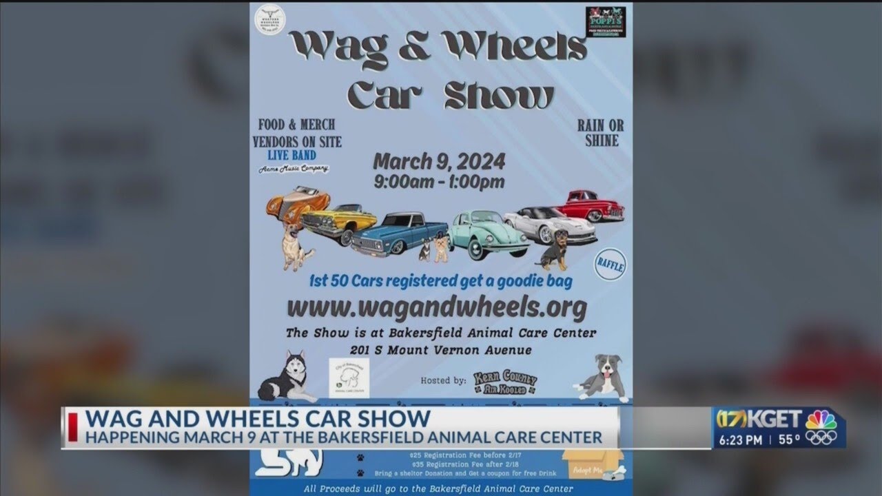 Wag and Wheels Car Show is scheduled for March 9 at BACC - YouTube