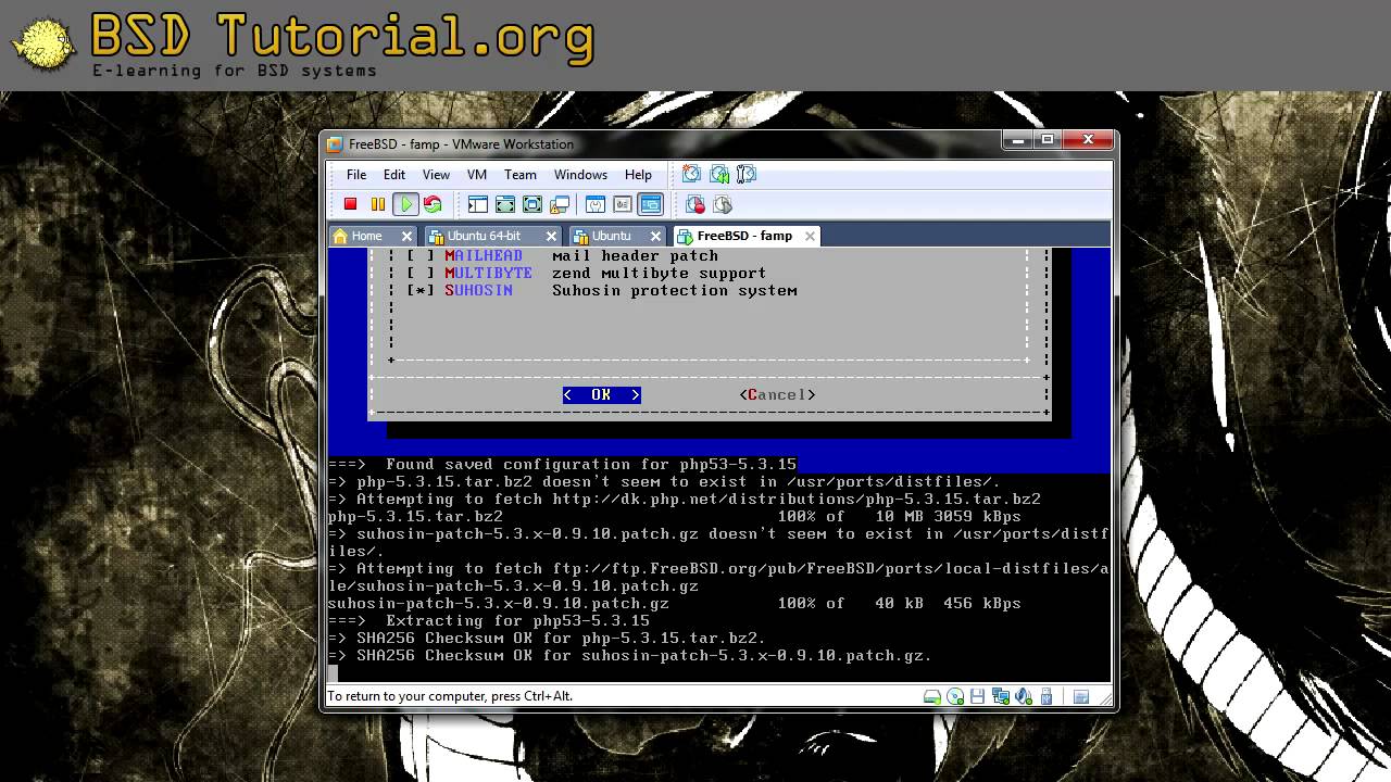 FreeBSD 9 - PHP for Apache22 - YouTube