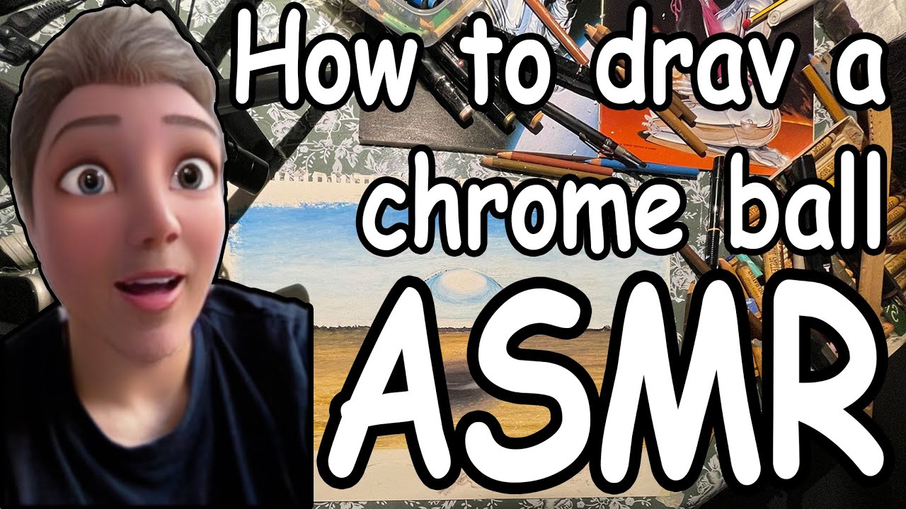 How to draw a chrome sphere - YouTube