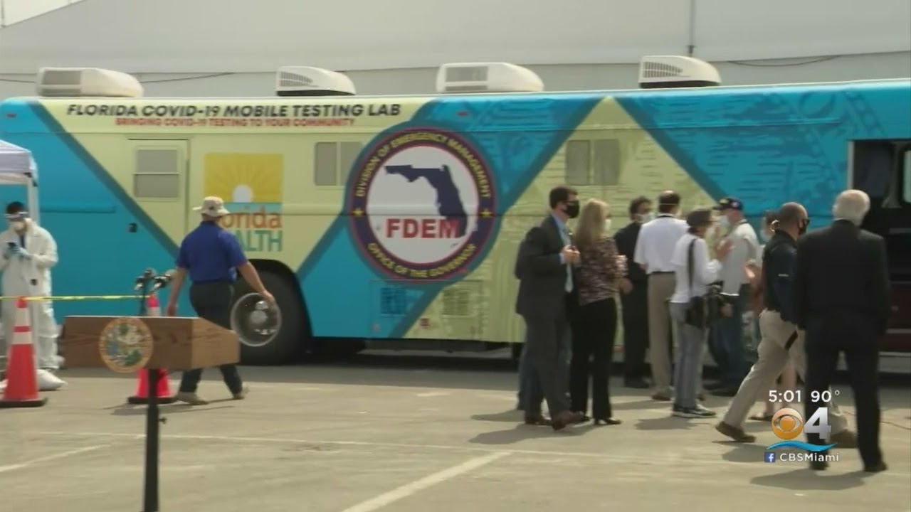Mobile COVID-19 Testing Lab Unveiled - YouTube