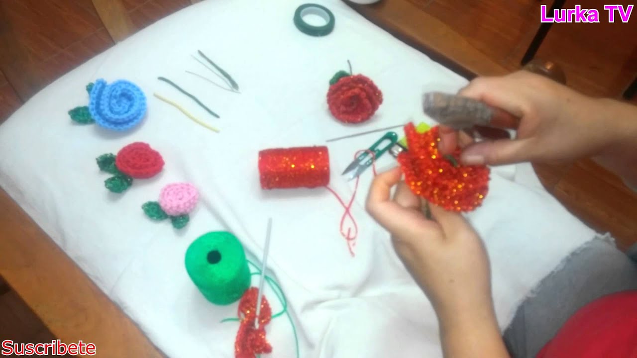 Rosas para mamá en colita de rata. (parte 02)/Roses for mom on rat tail ...