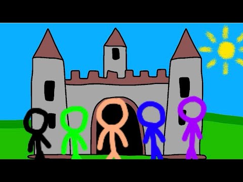 Stickman obstacle course special - The stickmans vs the castle - YouTube