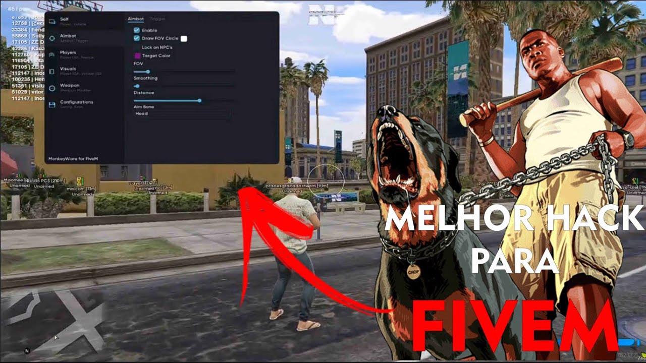 O novo Melhor Hack para Fivem de Graça!!! - YouTube