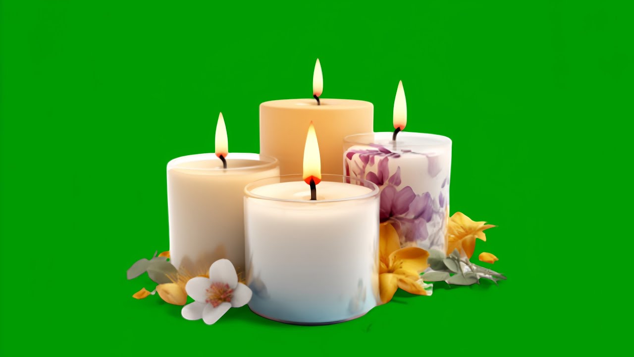 candle green screen no copyright | candle light dinner background video ...