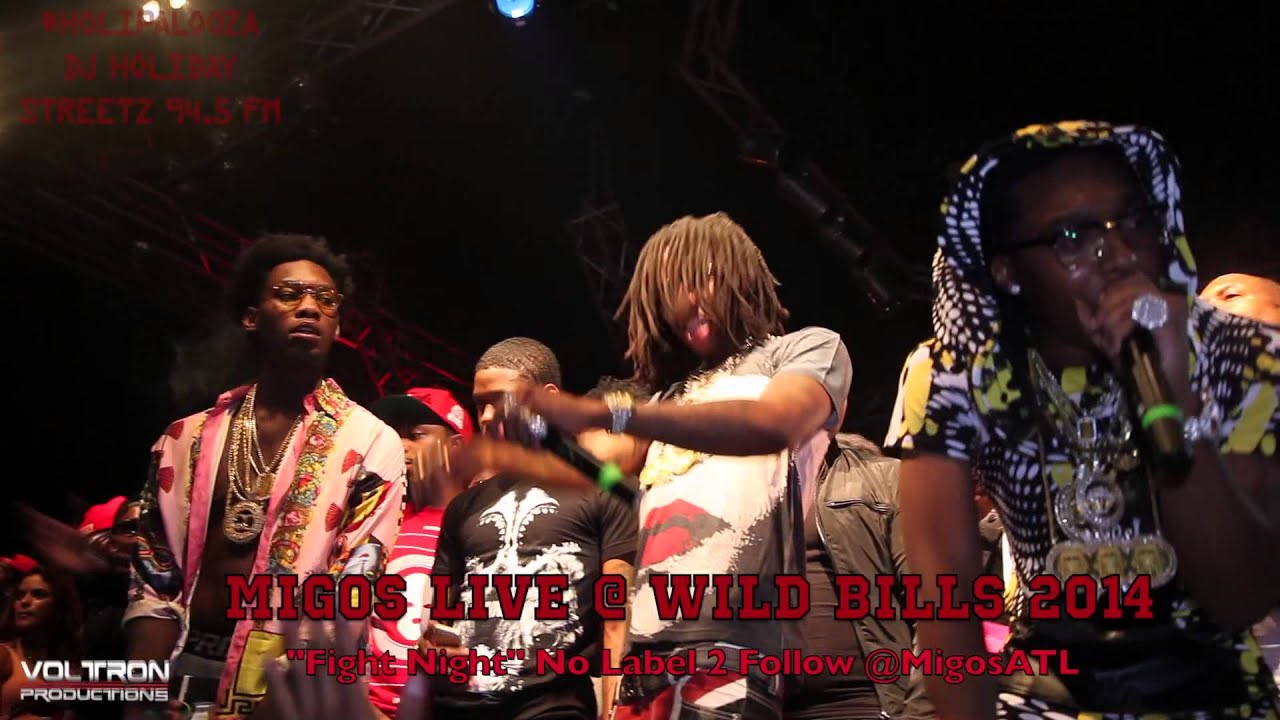 Migos "Fight Night" at Wild Bills 2014 DJ Holiday & Streetz 94.5FM # ...