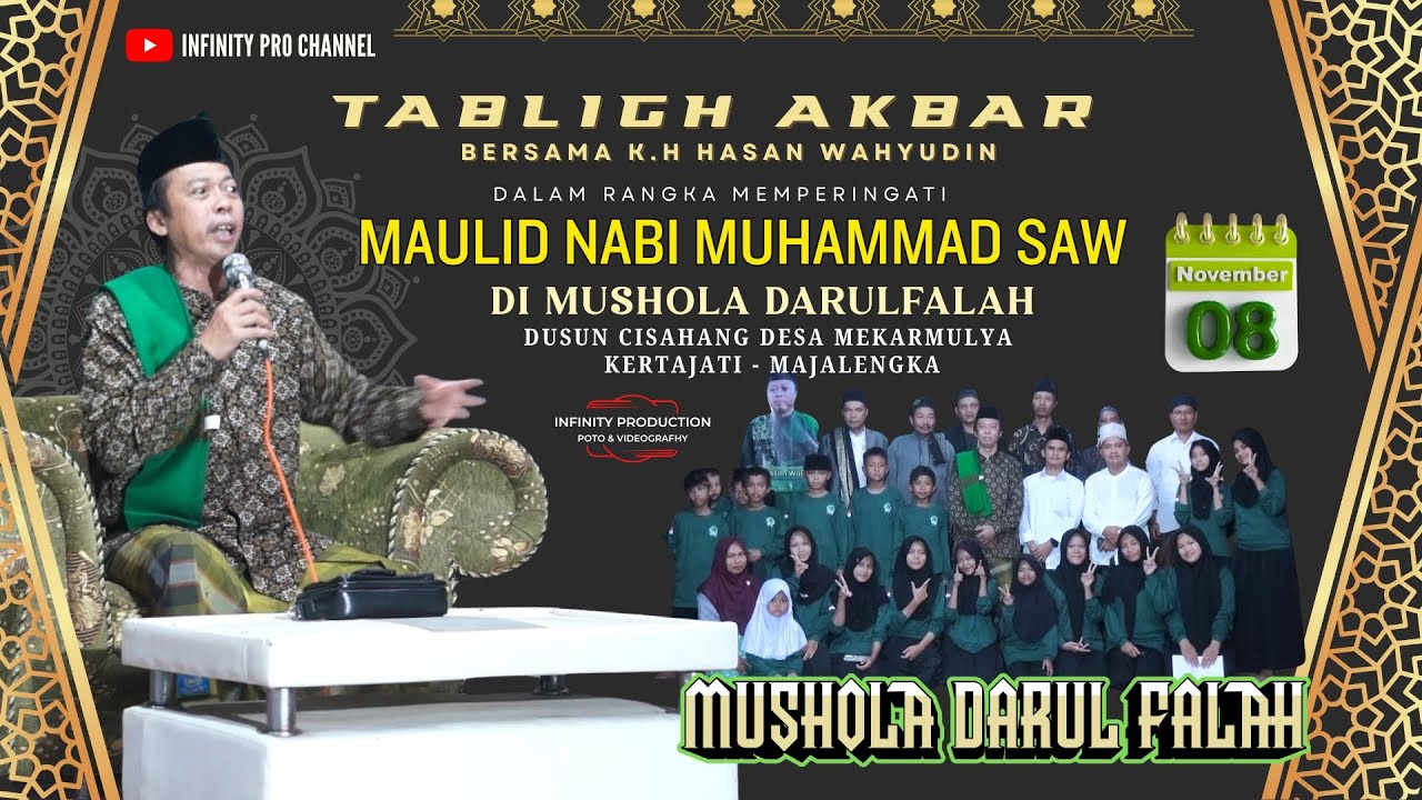 TABLIGH AKBAR PERINGATAN MAULID NABI MUHAMMAD SAW DI MUSHOLA DARULFALAH ...