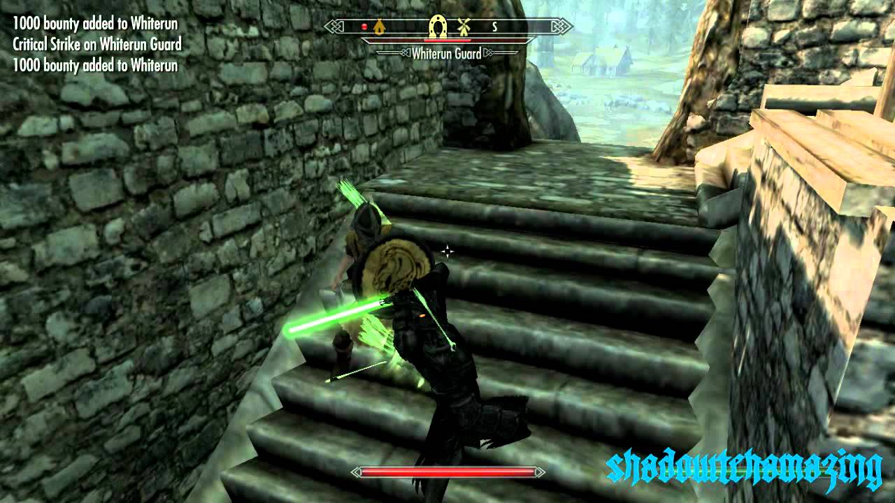 Skyrim - Light Saber Mod + Download - YouTube