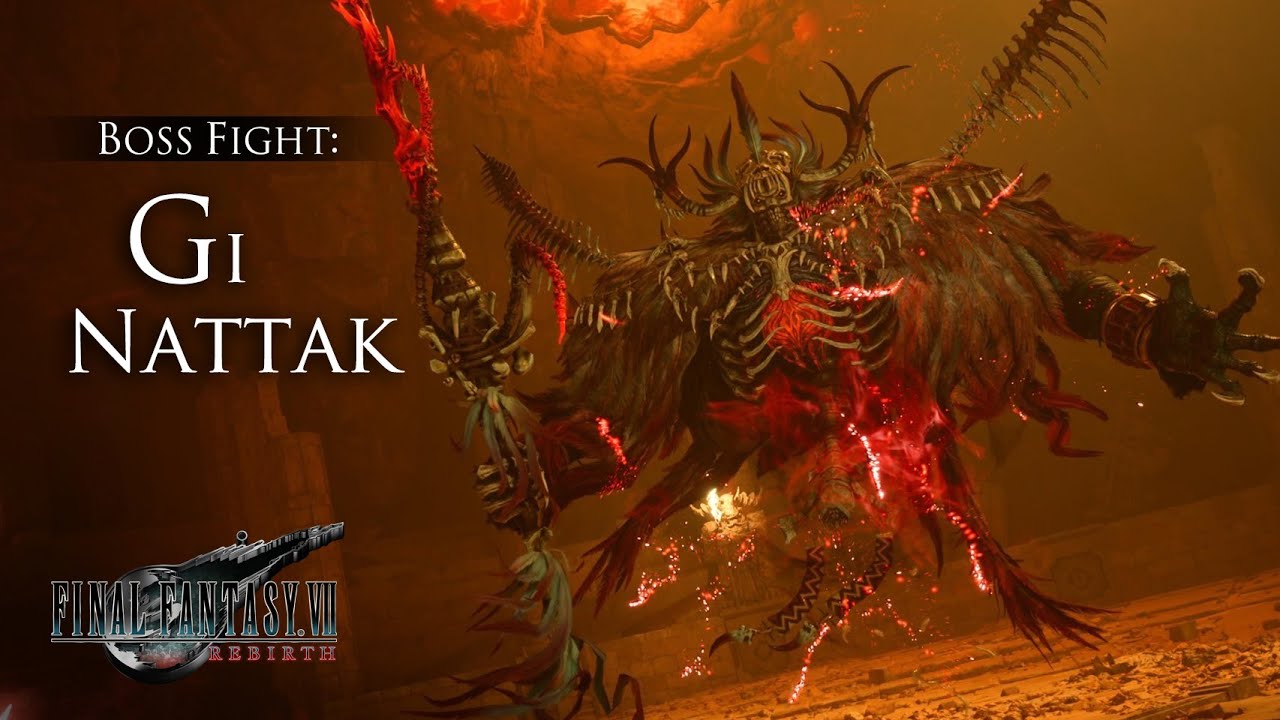 FINAL FANTASY VII REBIRTH | Gi Nattak - Boss Fight - YouTube