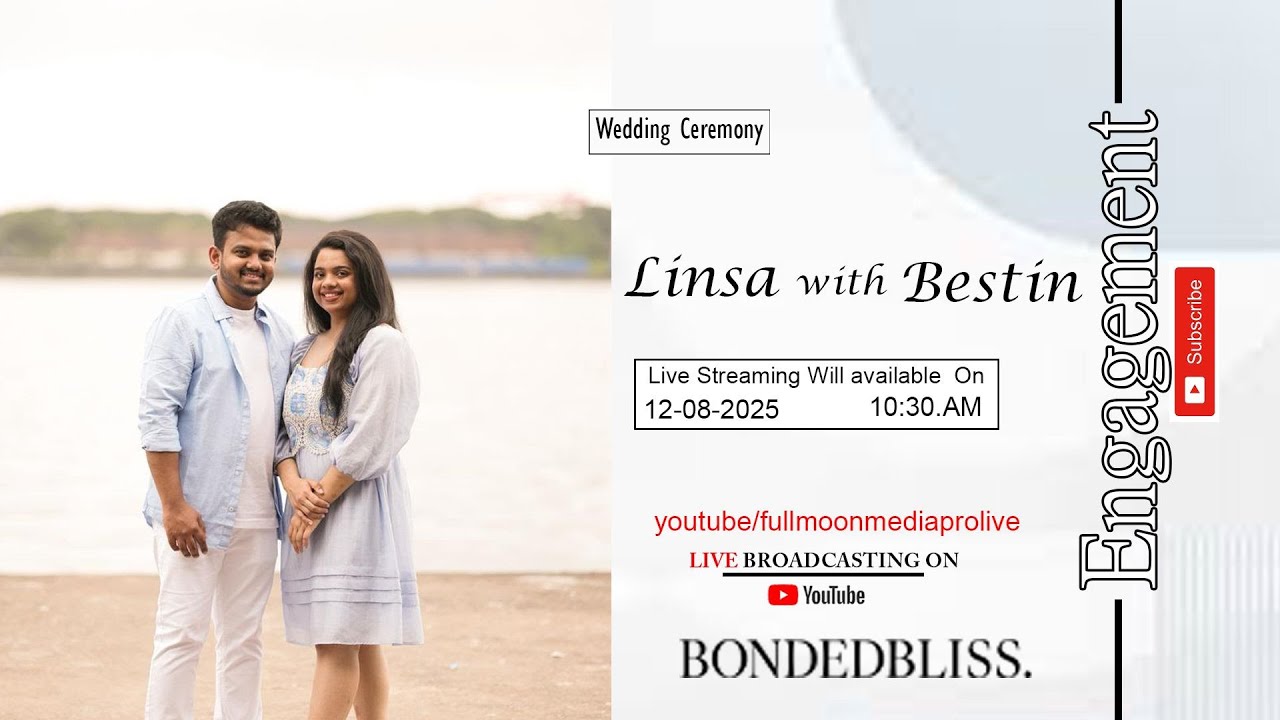 Linsa with Bestin Engagement Ceremony - YouTube