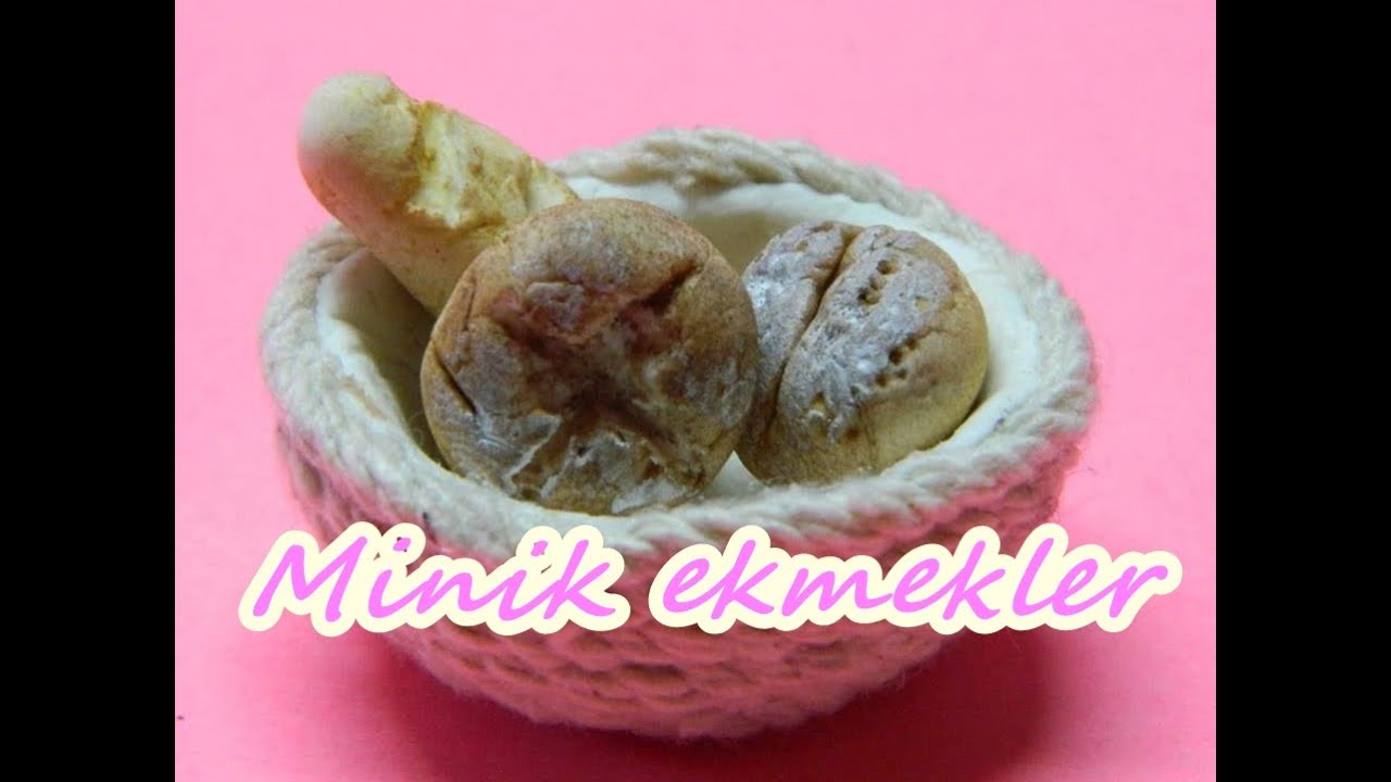 Minyatür ekmek yapımı - Miniature bread tutorial - YouTube