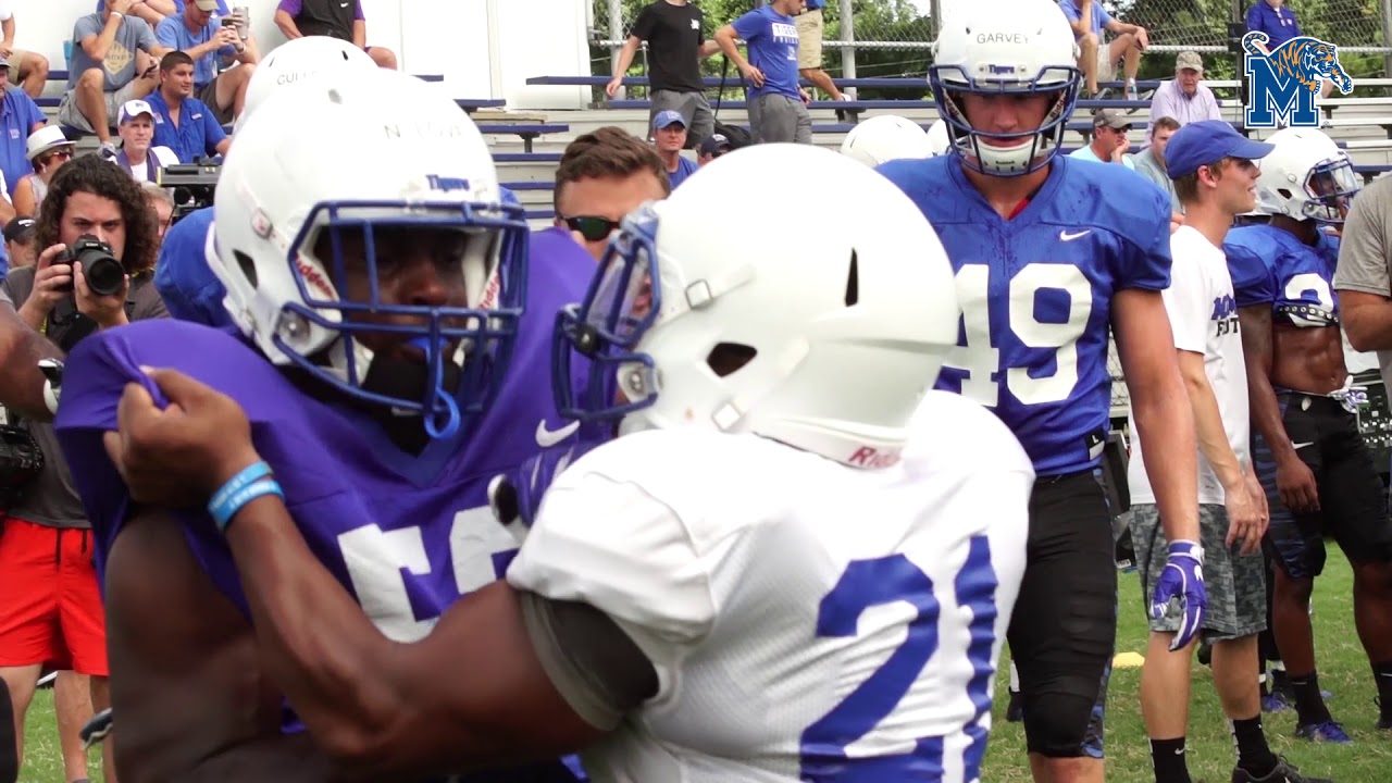 Memphis Football: Tiger Wrap Camp at UofM Lambuth - YouTube