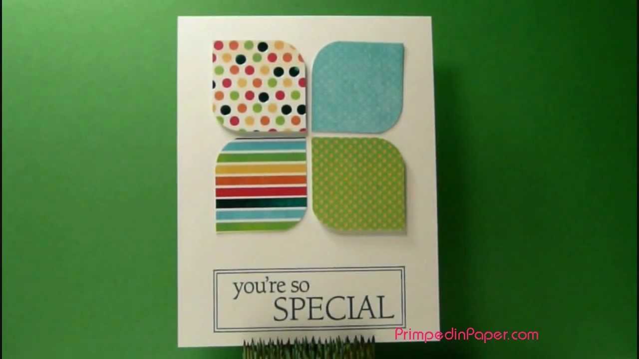Two Cute Cards To Brighten A Friends Day! - YouTube