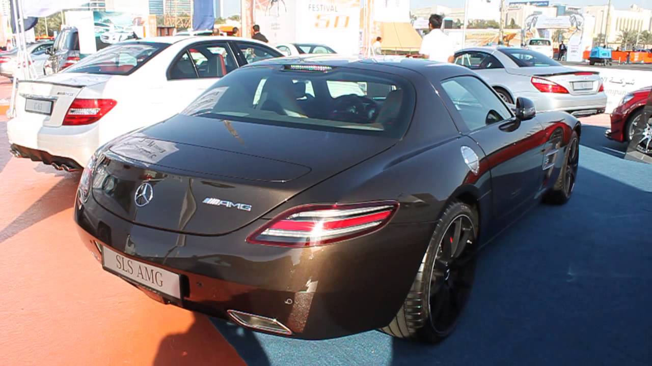Chocolate brown Mercedes-Benz SLS AMG - YouTube