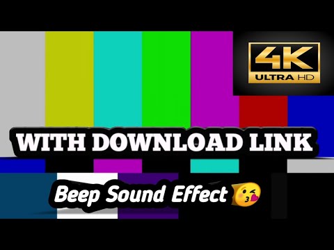 Beep sound effect video (4k) video Quality | Download link in ...