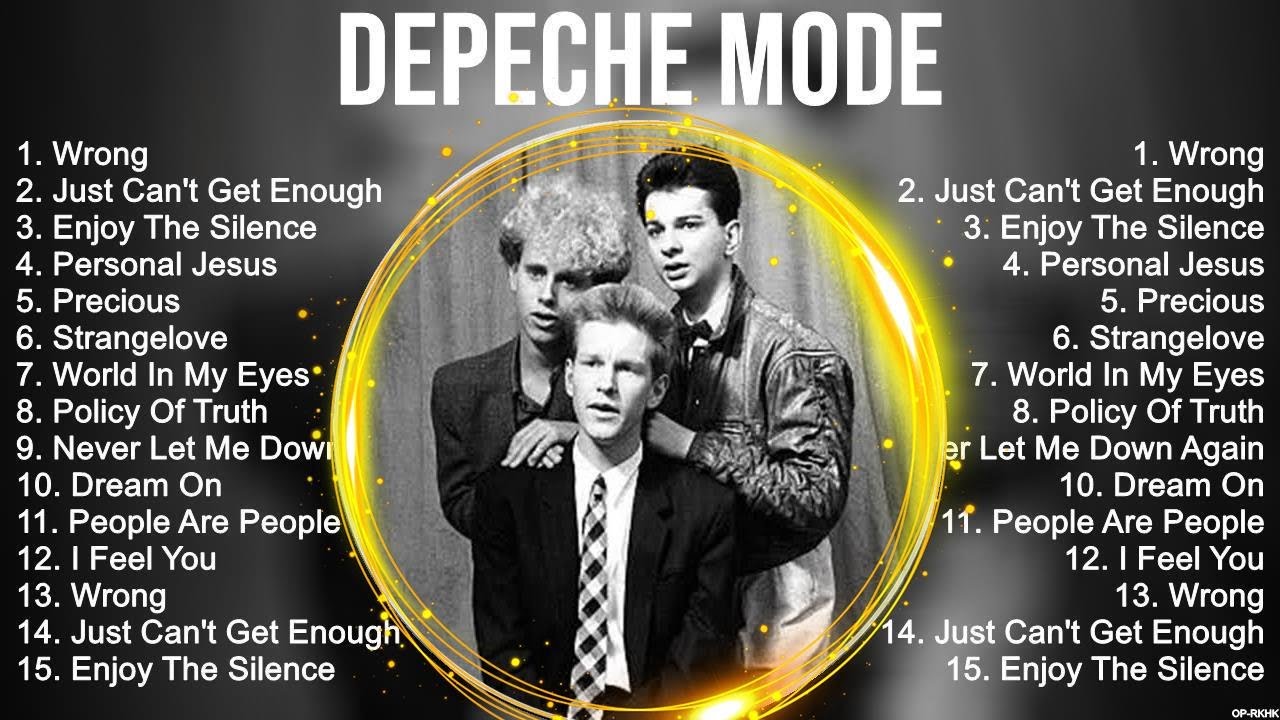 Depeche Mode Greatest Hits Full Album ~ Top Songs of the Depeche Mode ...