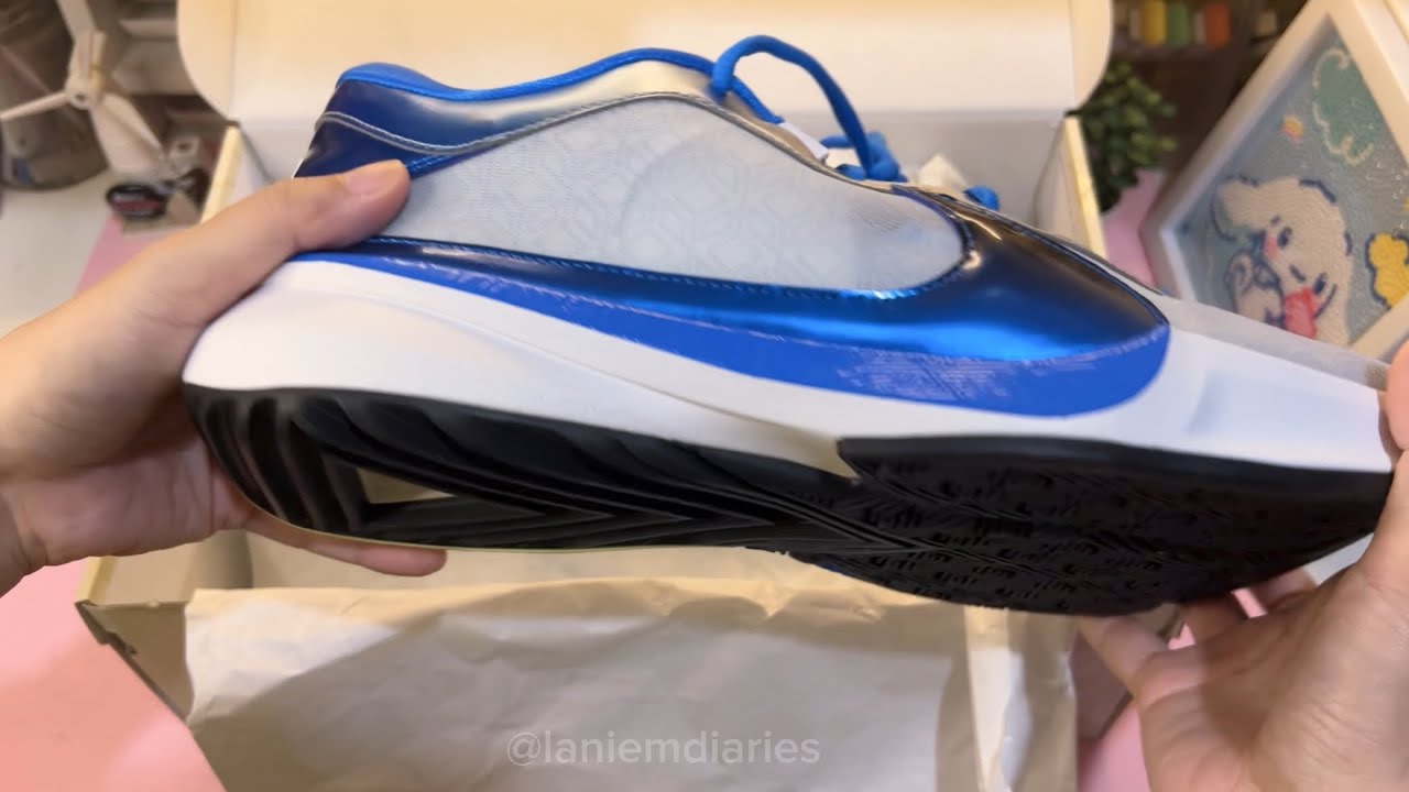 Nike Shoes Zoom Freak 5 Giannis Basketball Colorway Blue Metallic ...