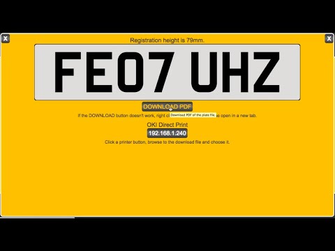 Print Directly to OKI printers from PPP's OSU number plate software ...