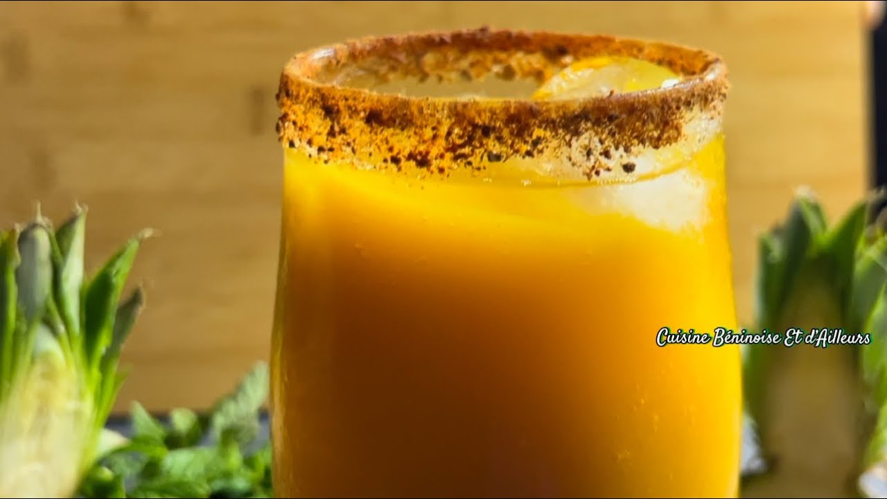 Cocktail Mangue-ananas au gingembre - YouTube
