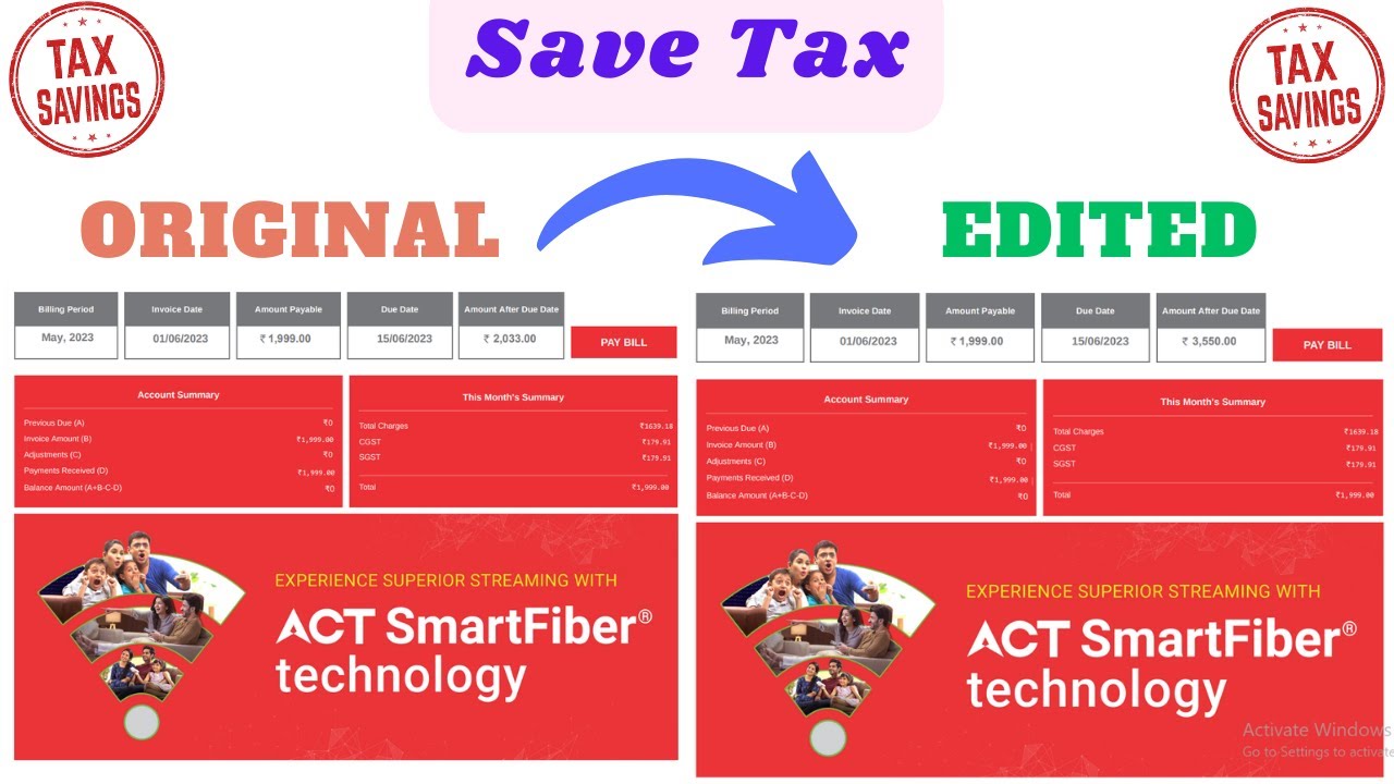How to Edit PDF File | Internet Bills | Mobile Bills | Documents ️ ...