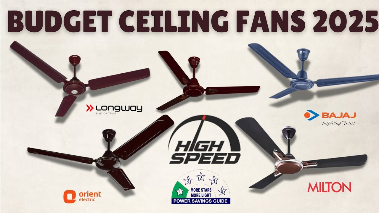 Best Budget Ceiling Fan in India⚡️Best Ceiling Fan For Home⚡️Best ...
