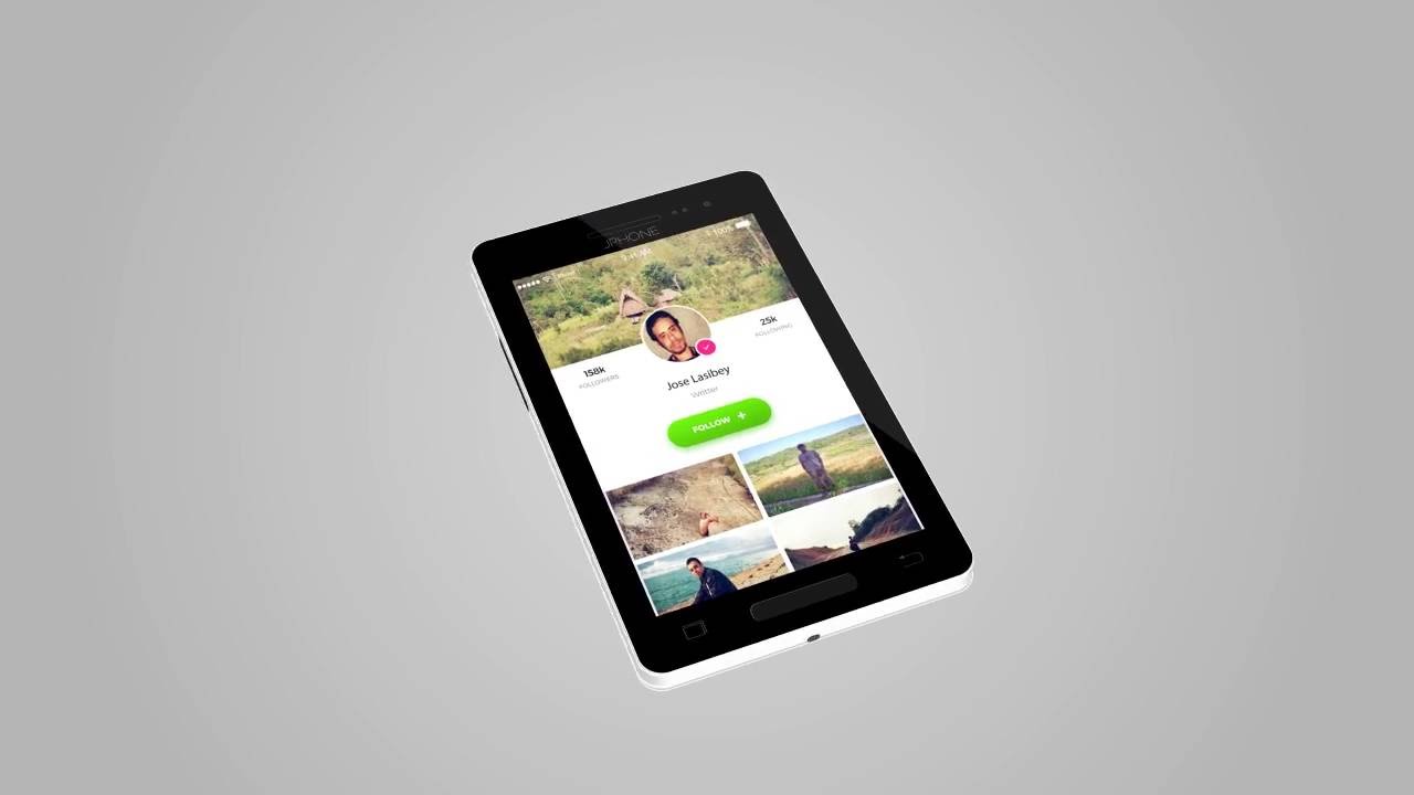 Smart Phone Design (After Effect & Photoshop) - YouTube