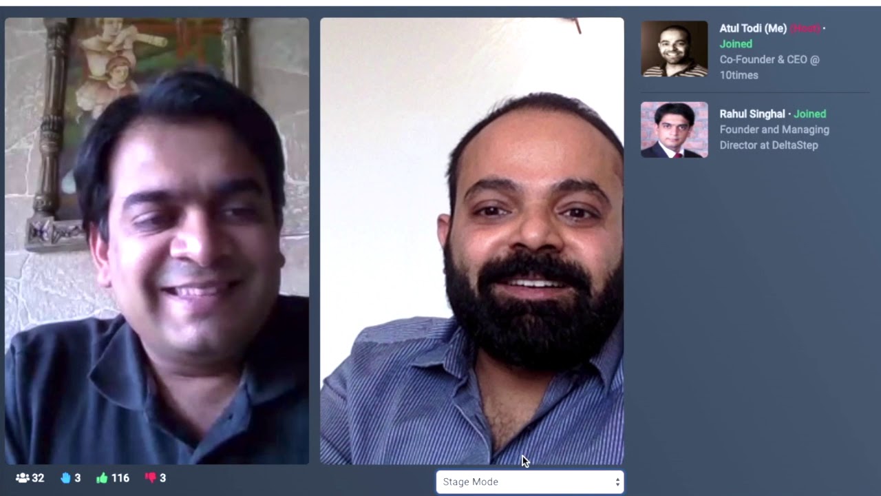 Meetx on the FLOOR - With Rahul Singhal from Delta Step - YouTube